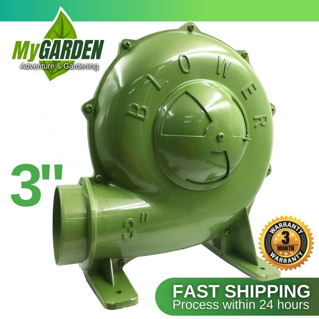 3 Inch Aluminum Wired Electric Industrial Air Blower Fan 220V 370W ...