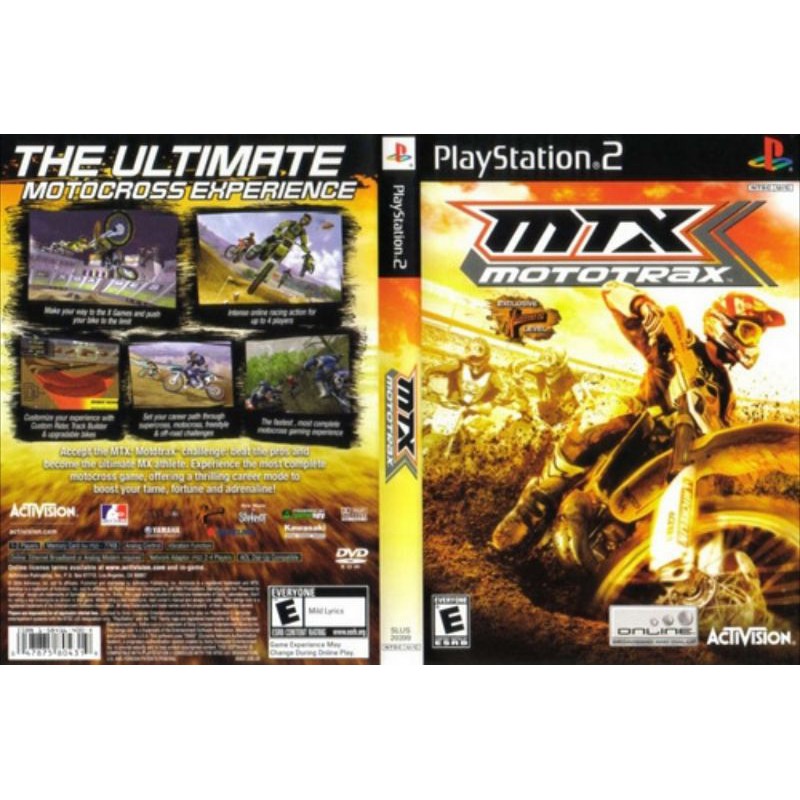 Ps2 CD DVD GAMES (MTX Mototrax) | Shopee Malaysia