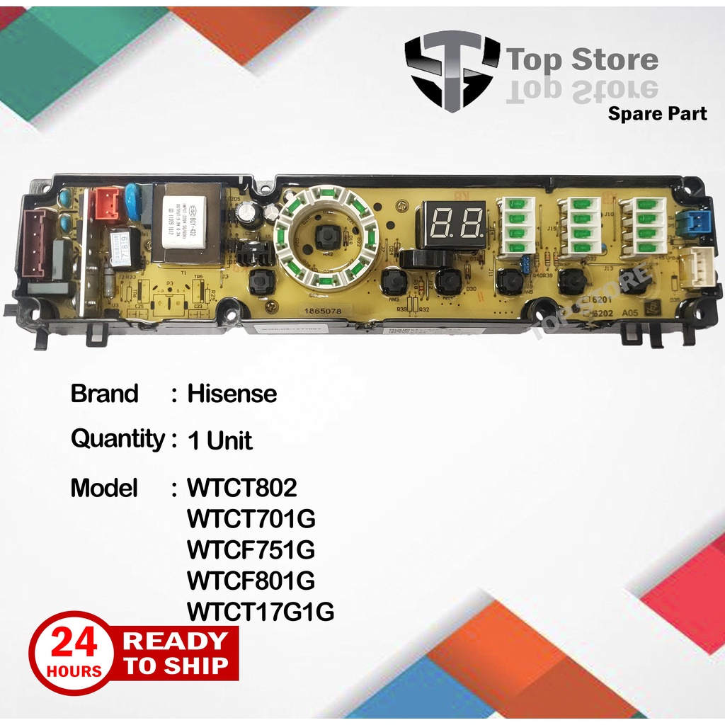 Hisense Washing Machine PCB Control Board WTCT802 WTCT701G WTCF751G ...