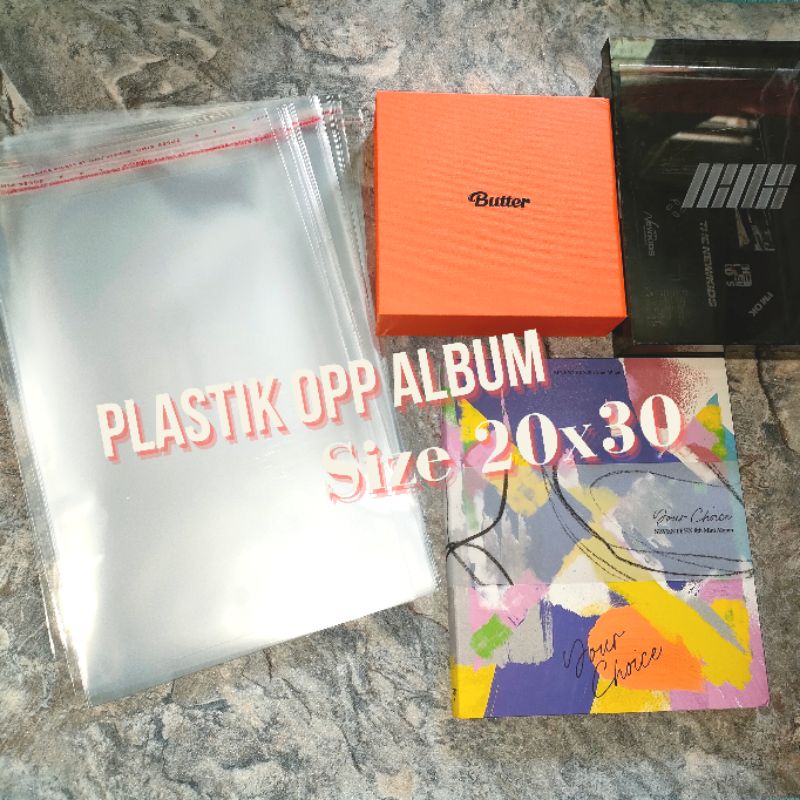 Album Plastic OPP Thick 35 MICRON SEAL INNER SLEEVE JEWEL ALBUM 20x30 ...