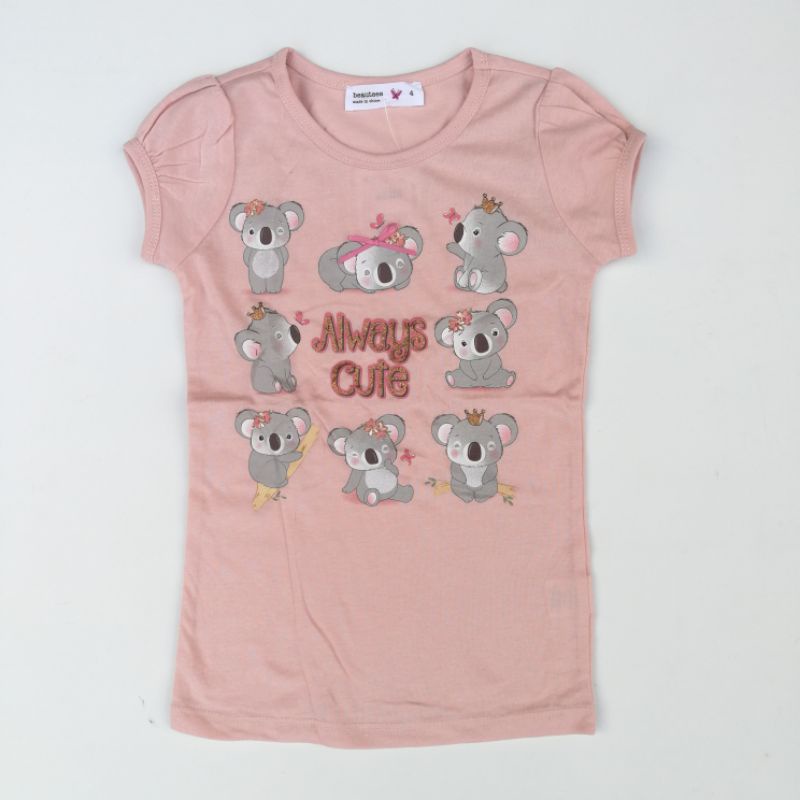 beautees girl cotton tee(4-6/7y) | Shopee Malaysia