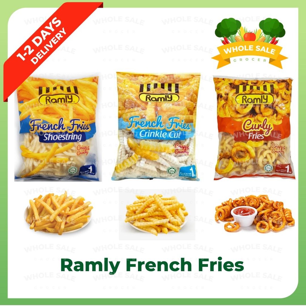 [RAMLY] French Fries | Ramly 炸薯条 (1KG) | Shopee Malaysia