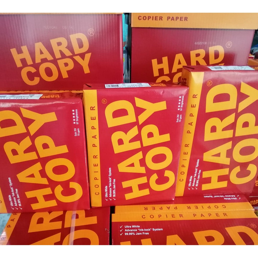 Hard Copy Bond Paper 70gsm sub 20 ( 1 ream/500sheets) | Shopee Malaysia
