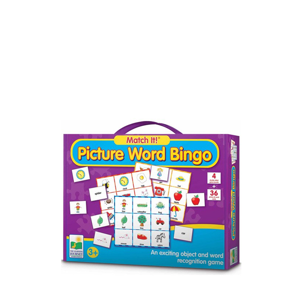 The Learning Journey Match It! Bingo - Picture Word | Shopee Malaysia