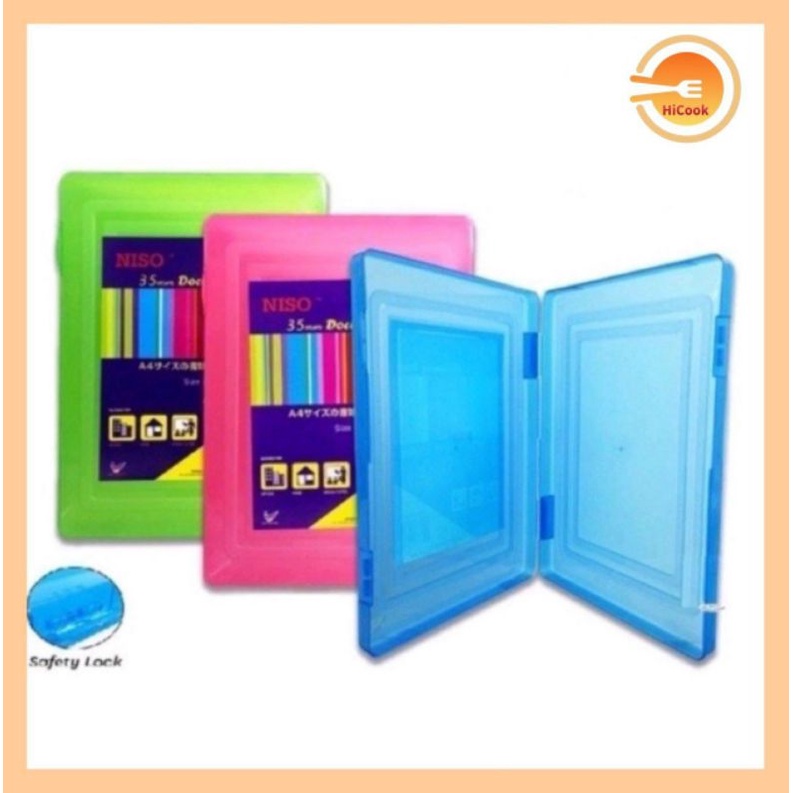 [Ready Stock] HICOOK Niso A4 Size Document File Case 35mm Office School ...