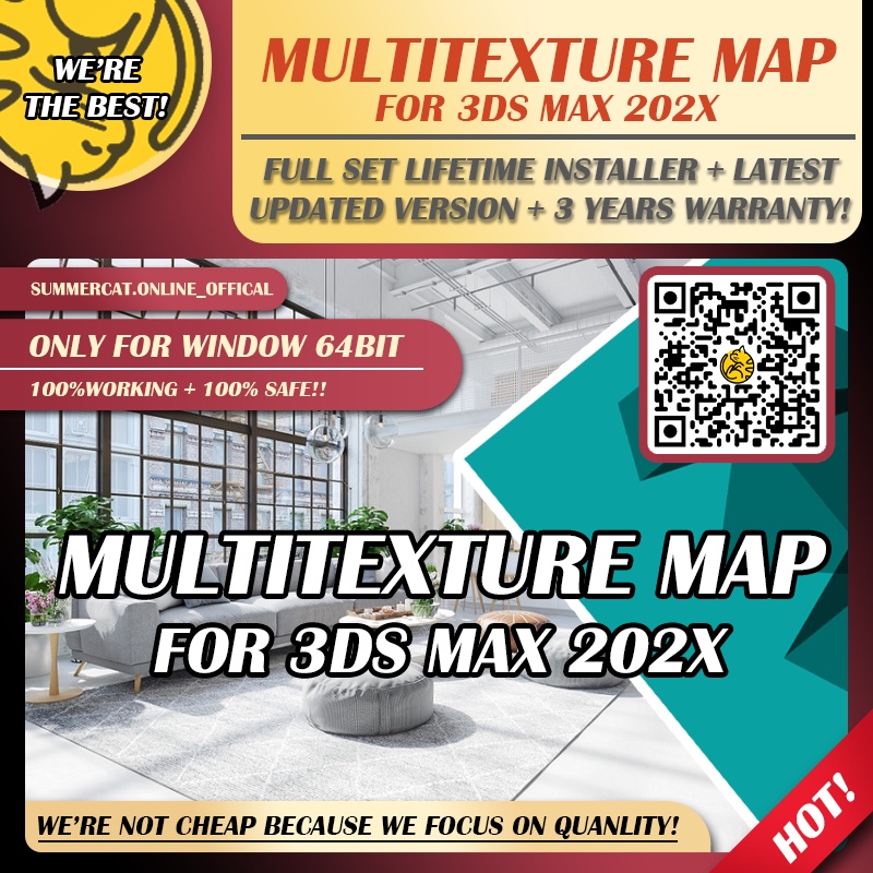 202X 𝐋𝐈𝐅𝐄𝐓𝐈𝐌𝐄 MultiTexture Map V2.04 for 3ds Max【2012-2026】 𝐅𝐮𝐥𝐥 𝐕𝐞𝐫𝐬𝐢𝐨𝐧 Plugin- (Fully After ...