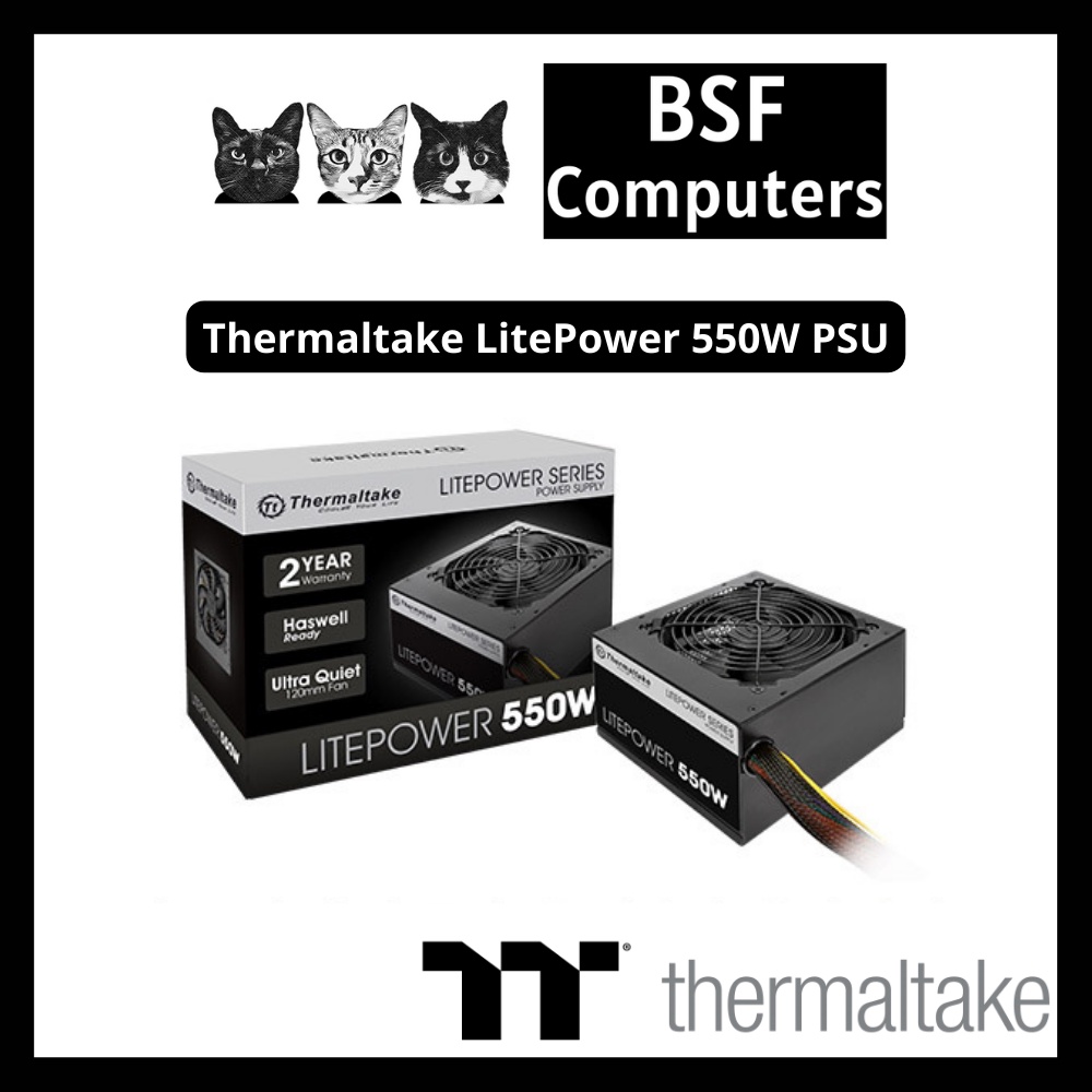 Thermaltake Litepower 550W Litepower LTP-0550C-F Non PFC 115V/230V ...