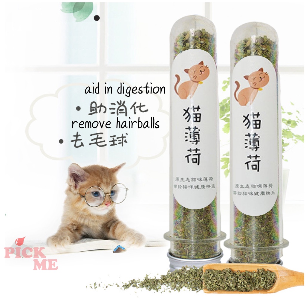 Catmint Powder 45ML/Catnip /Catwort /Cat grass/ Organic Cat snacks ...