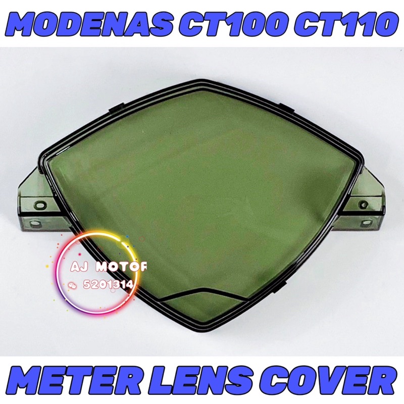 MODENAS CT100 CT110 METER COVER LENS SMOKE / CLEAR CT-100 110 GLASS ...