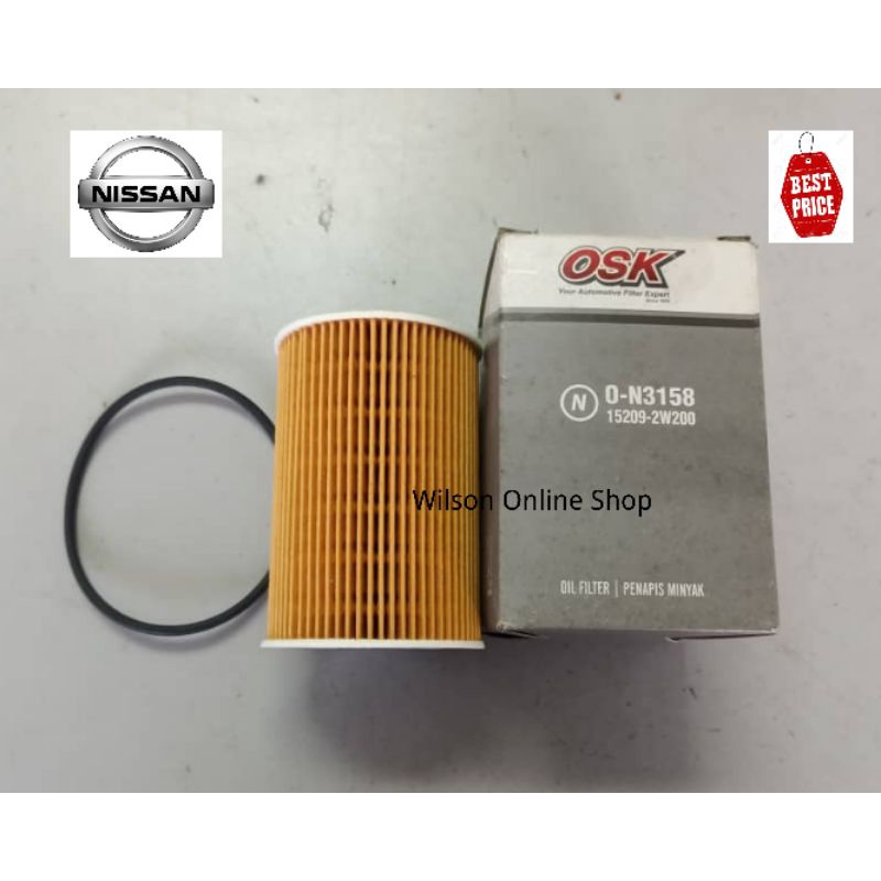 Osk Malaysia Nissan Urvan E23 E25 Navara D22 O-N3158 15209-2W200 Oil Filter/Minyak FIlter ...
