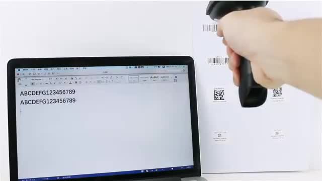 POSDECK Wireless 2D Barcode Scanner Bluetooth QR Bar Code Scaner ...