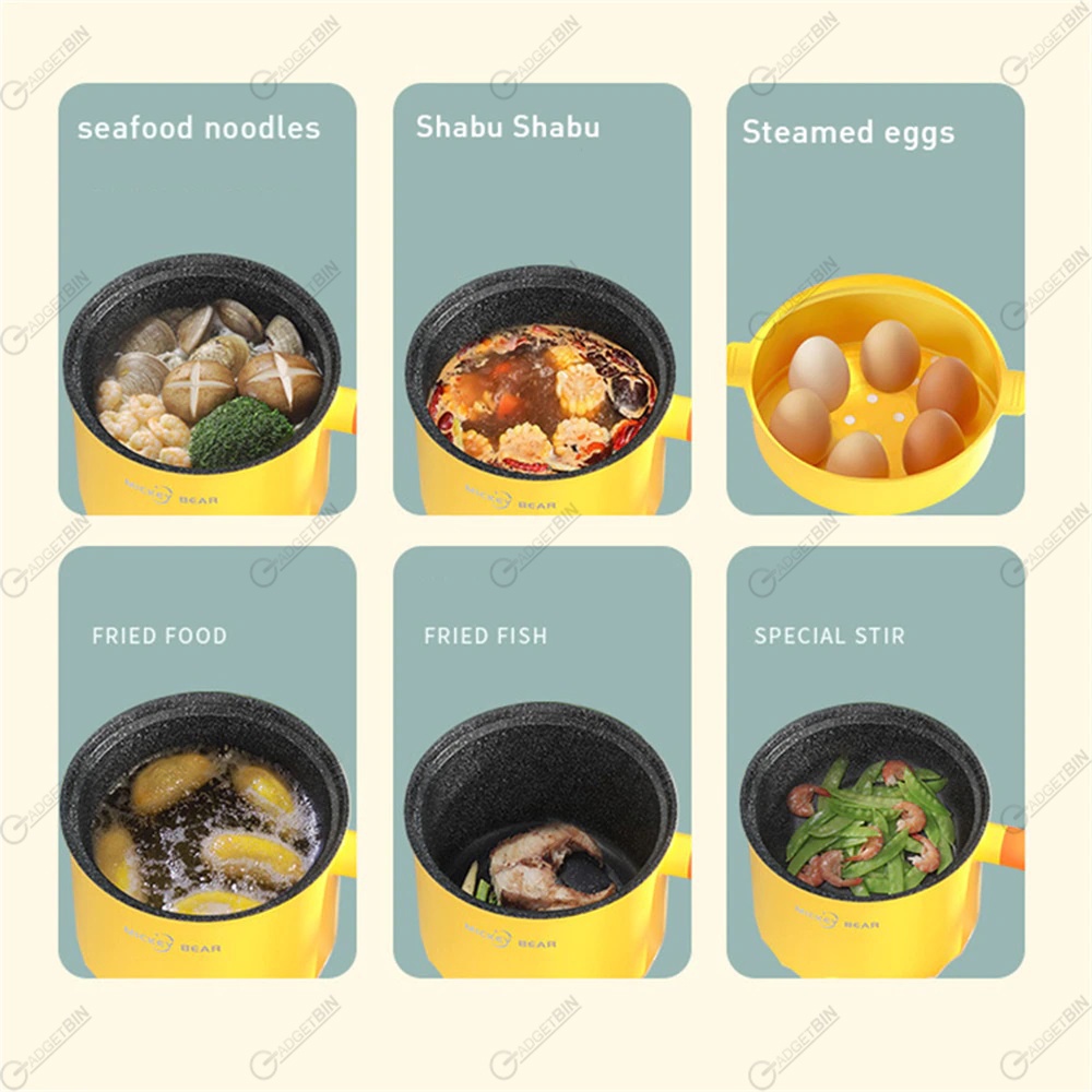 Latest 2 in 1 handle design 1.8L Electric Cooker Multifunction Non ...