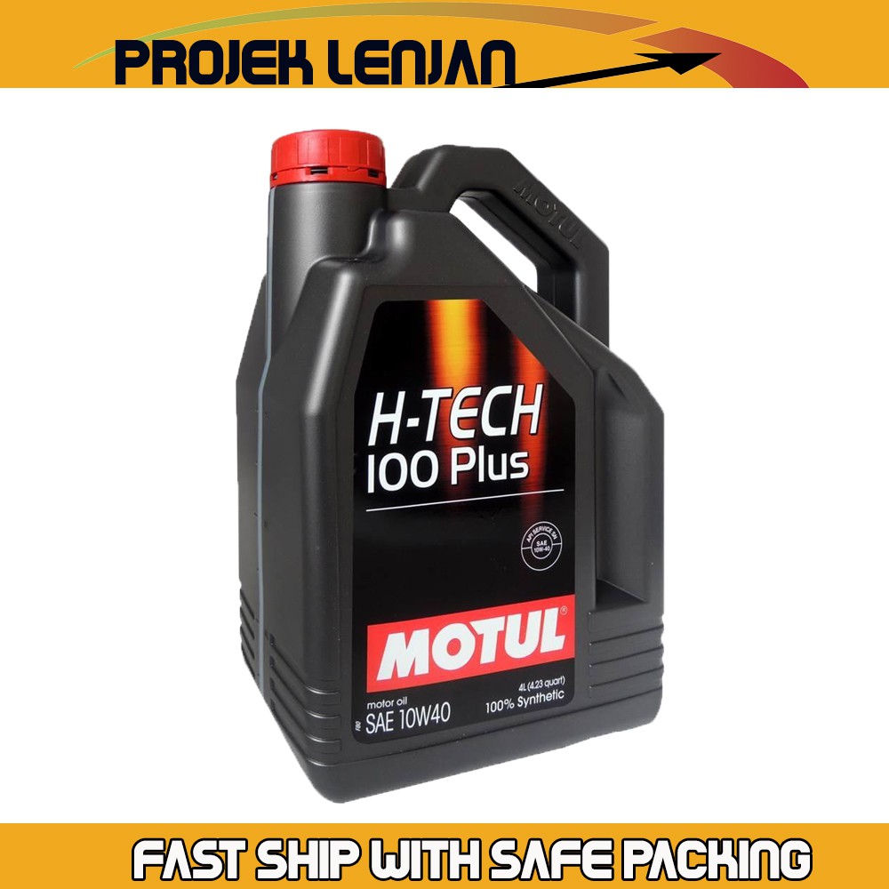 Motul H-Tech 100 Plus Fully Synthetic Engine Oil (4L) 5W30 | Shopee ...