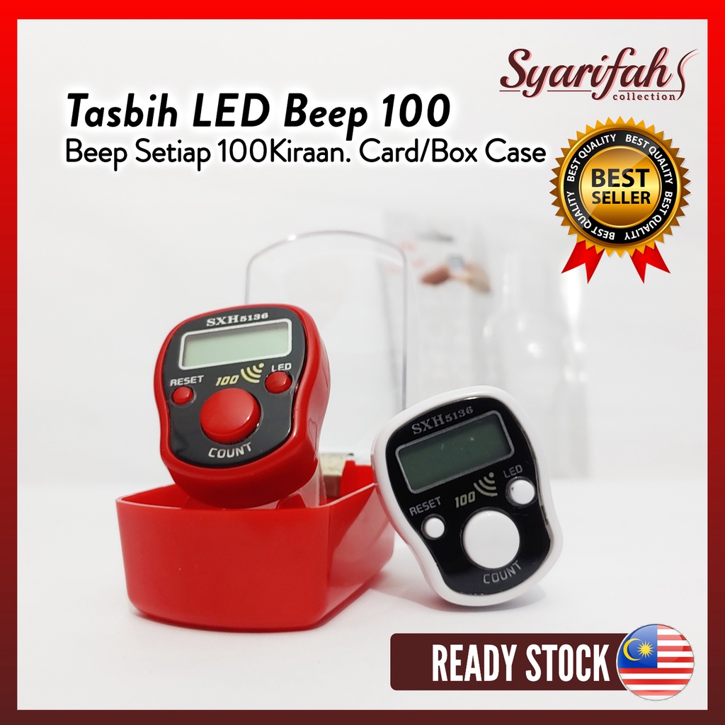 Tasbih Digital LED Bunyi Beep 100 | Shopee Malaysia