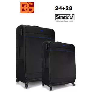 [STRATIC] 2IN1 Set 24''+28'' INCH SUPPER TOUGH 4 WHEELS NYLON FIBER ...