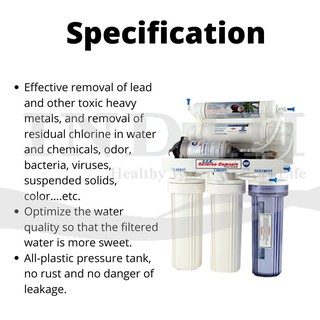 CCK RO Water Filter System - Reverse Osmosis Undersink Water Purifier ...
