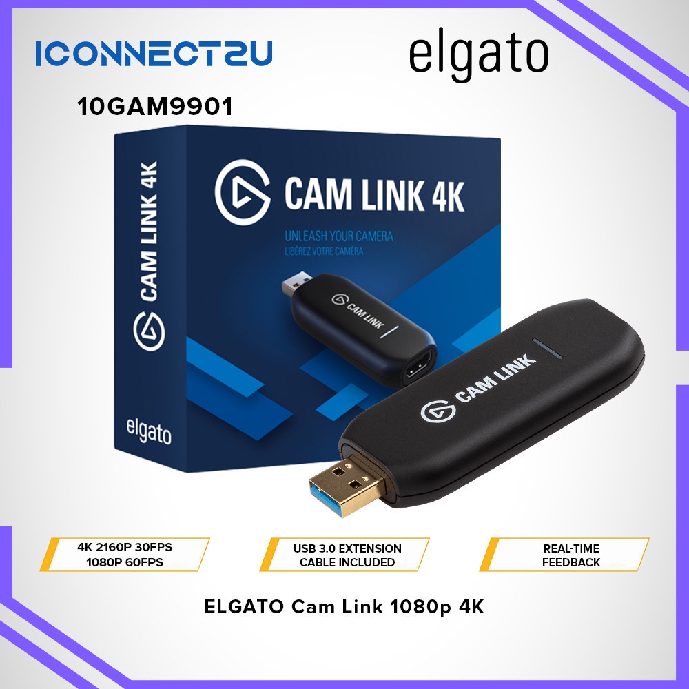 ELGATO Cam Link 1080p 4K (10GAM9901) | Shopee Malaysia