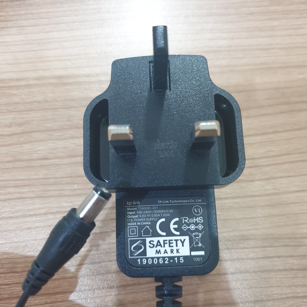 New TP-LINK POWER ADAPTOR 9V 0.6A 9V 0.85A MODEL: T0900060-2D1 | Shopee ...