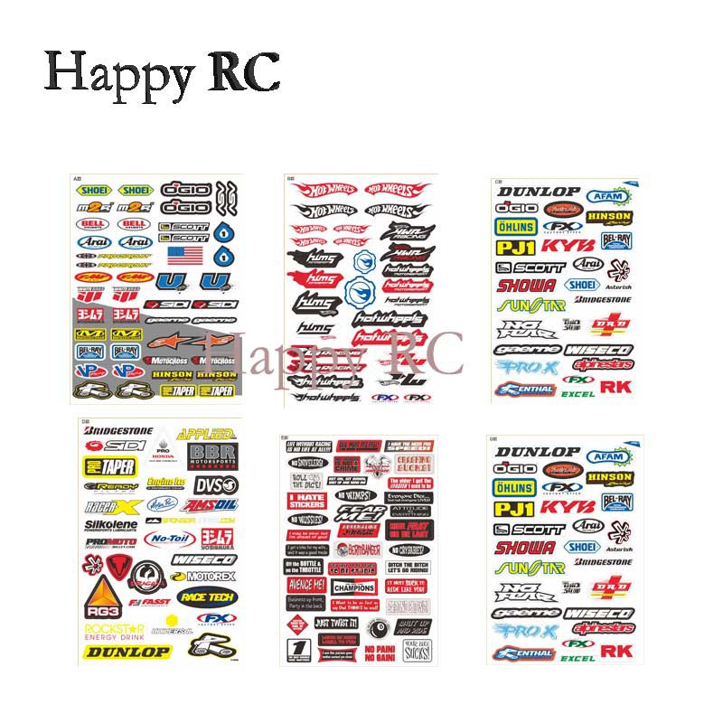 RC Car logo label sticker for 1/10 Crawler Car Axial SCX10 III Wrangler ...