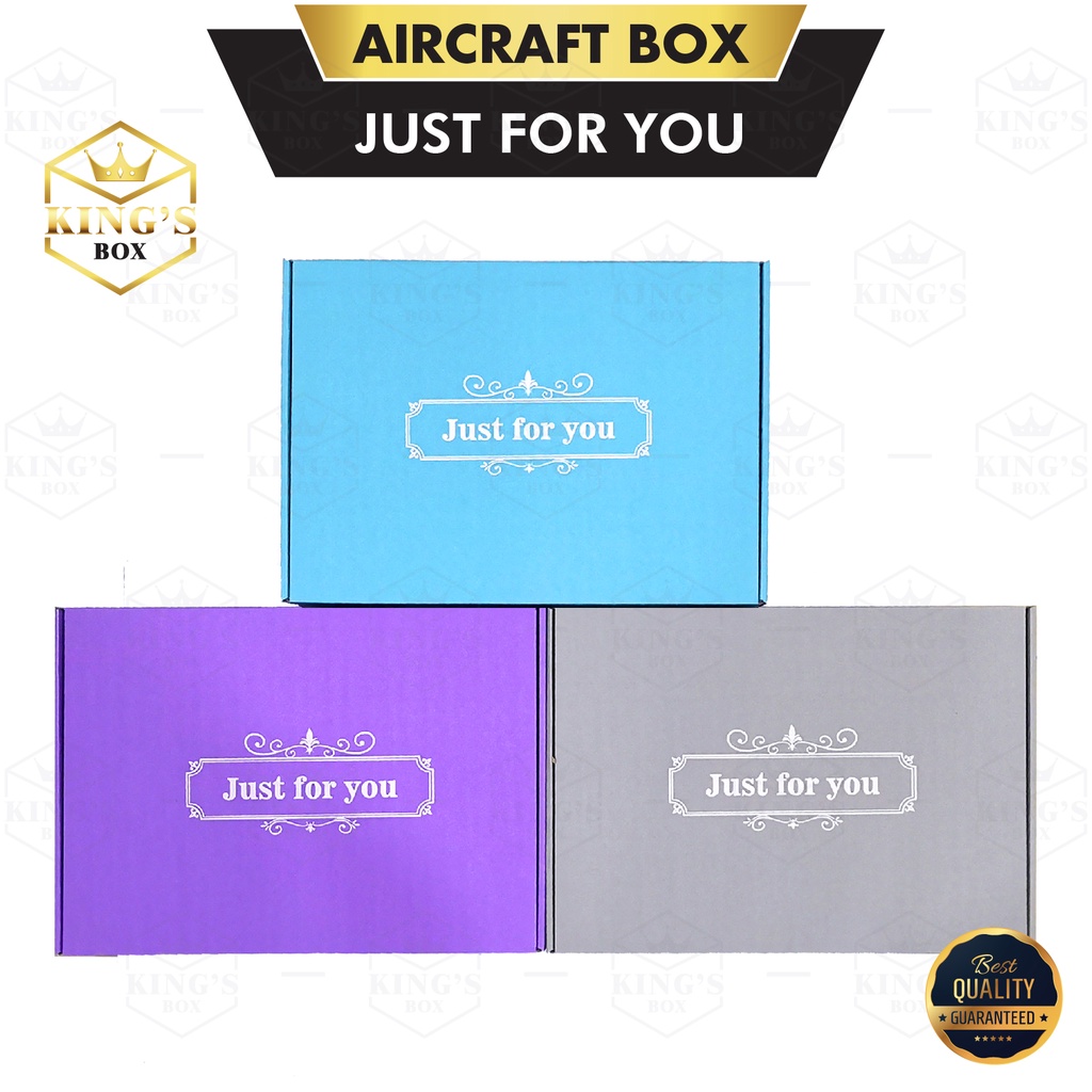 READY STOCK !! JUST FOR YOU Colour Gift Box Craft Paper Box Pizza Box ...
