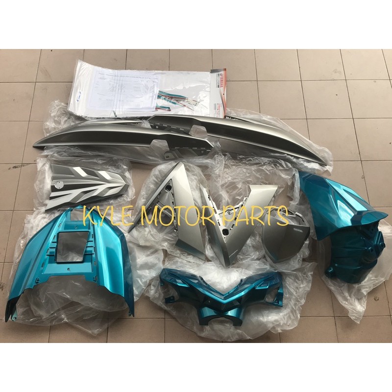 AVANTIZ BODY COVER FULL SET GREEN WITH STICKER ORIGINAL YAMAHA 100% ...