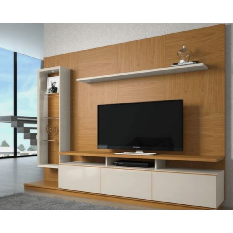 TV Cabinet 7ft with vertical display cabinet | Shopee Malaysia