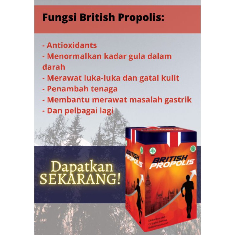 British Propolis untuk dewasa (utk kegunaan dalaman & luaran)/British ...
