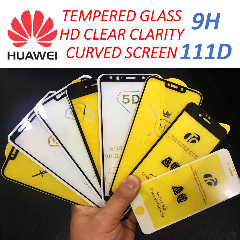 9H Tempered Glass Screen Protector For Huawei Nova 2i/3/3i/3e/4/4e/5T/7i/7se/7 Mate 20/20 Pro ...