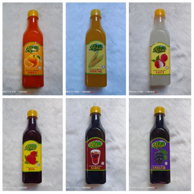 Air Kordial Jenama Afdal / Afdal Brand | Shopee Malaysia