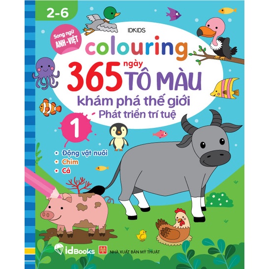 Book - Coloring 365 days Coloring - DISCOVER THE WORLD OF INTELLIGENCE ...