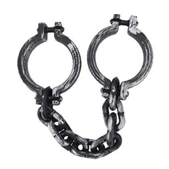 Halloween Leg Shackles Lightweight Decorative Tool Chain Shackles Ankle ...