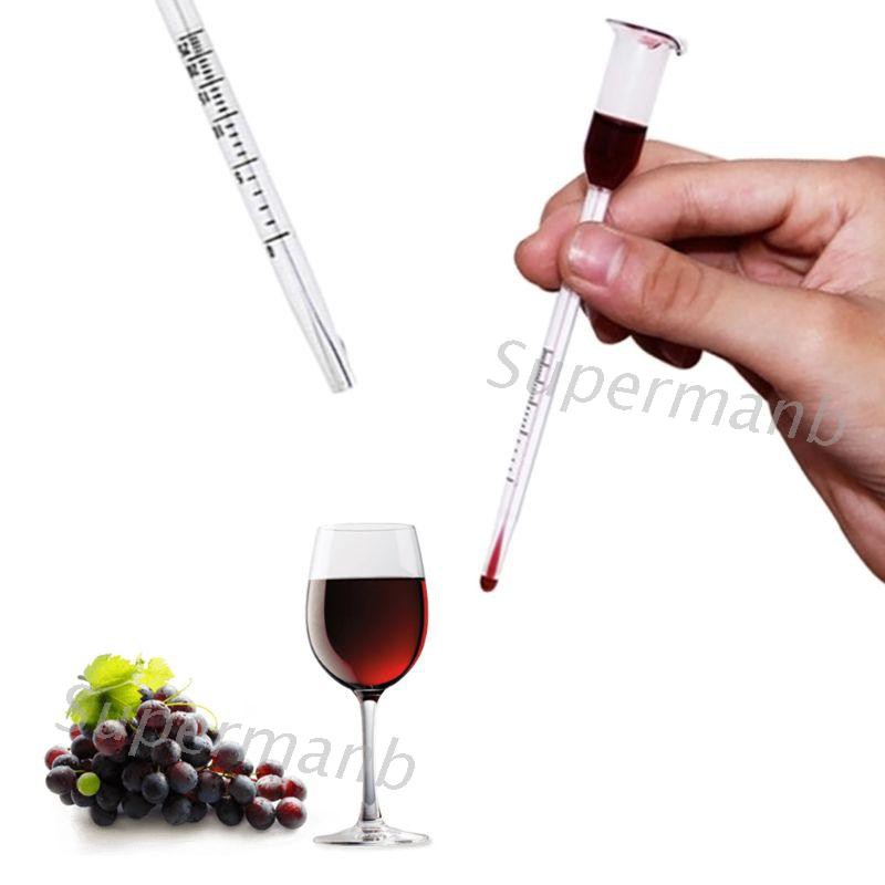 SUP Wine Making Alcohol Meter Tester For Wine Alcohol with Thermometer ...