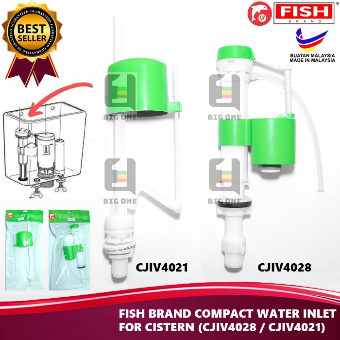 FISH BRAND CJ CJIV4021 CJIV4028 COMPACT BOTTOM INLET VALVE FLOAT VALVE ...