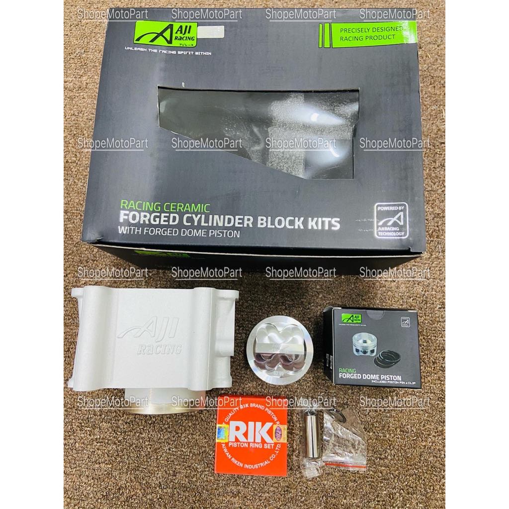 Aji Racing Ceramic Block BLOK +FORGED FORGING Dome Piston FJN LC135 ...