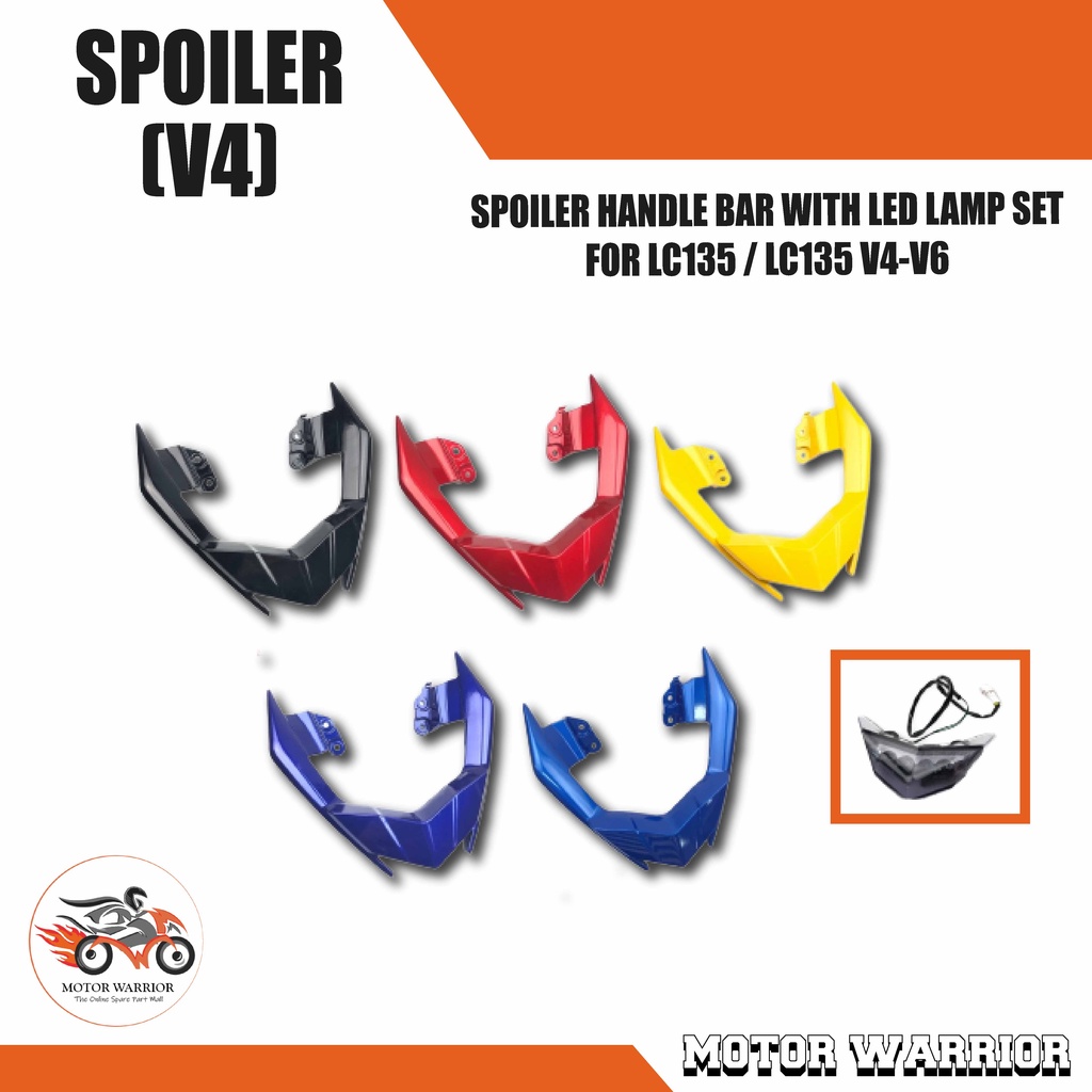 Spoiler LC135 / 135LC V4/V5/V6 SET spoiler bar with LED lamp LC135 ...