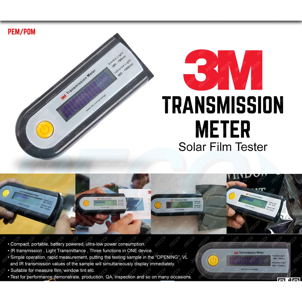 3M Transmission Meter Solar Film Tester | Shopee Malaysia
