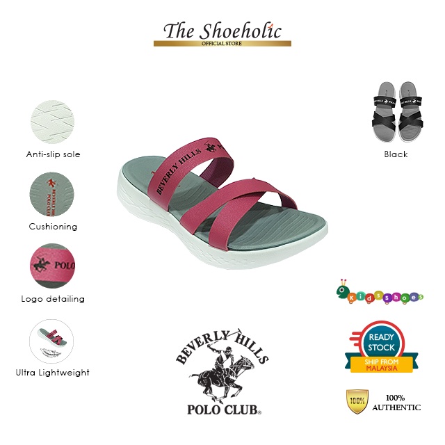 Beverly Hills Polo Club Unisex Casual Flip Flop Sandals BHC8001 (Pink ...