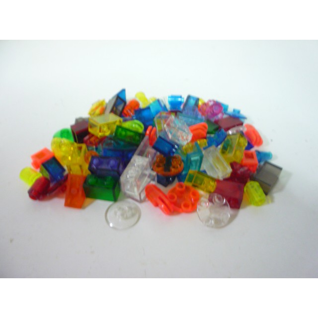 LEGO Trans Bricks Assorted Parts - Random X 100 Pcs ( Small Pieces ...