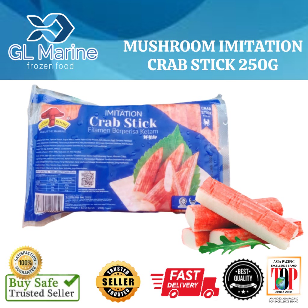 MUSHROOM IMITATION CRAB STICK 250G 蟹柳 | Shopee Malaysia