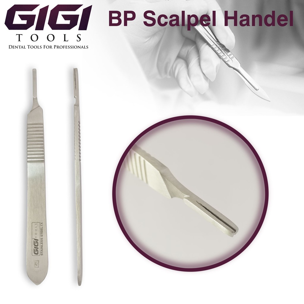 GIGI Tools Scalpel Handel Dental and Surgical Blade Holder Stainless ...