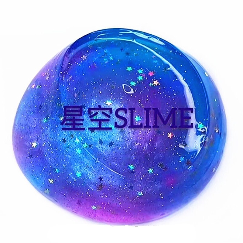 TikTok New Starry Crystal Slime 110ml Fluffy Floam Clay Toys Crystal ...