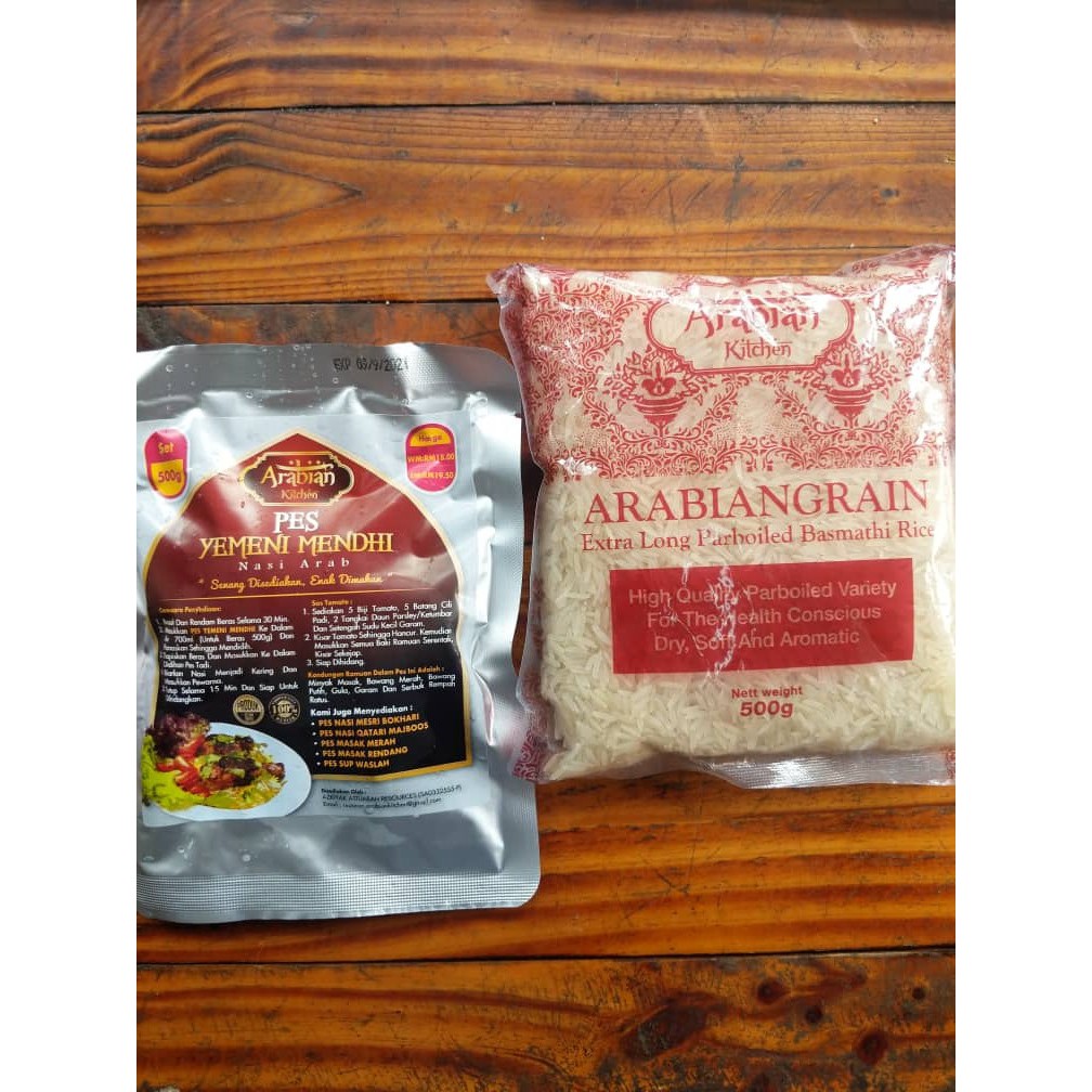 Arabian Kitchen Set Nasi Arab Yemeni Mendhi (500gm) | Shopee Malaysia