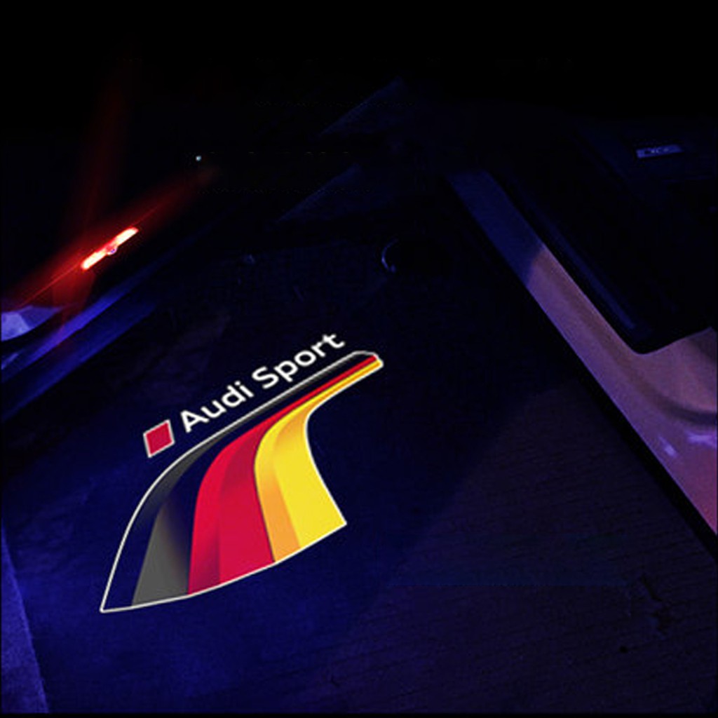 LED car door projector lights for Audi TT MK1 8N Q7 4L A6 C6 4F A8 D3 ...