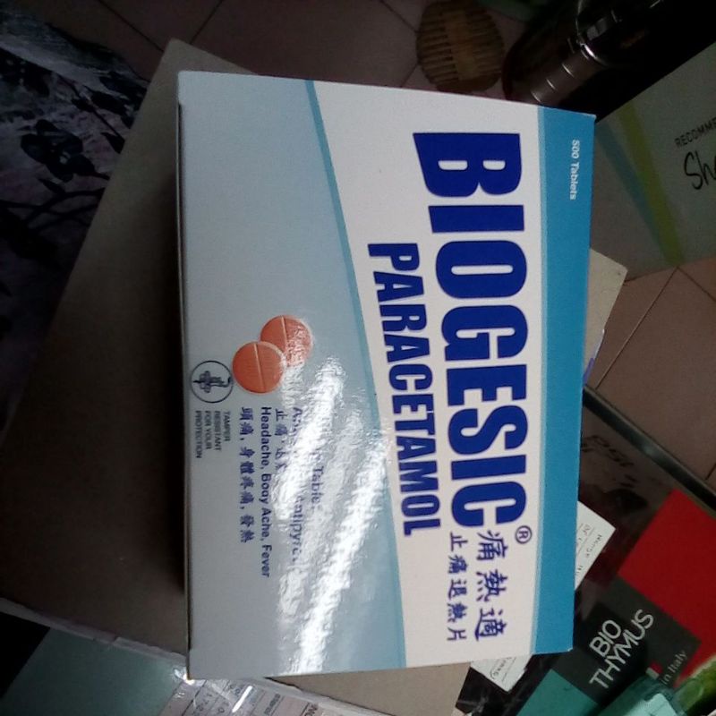 Biogesic Paracetamol 500mg(500 tablets/box)Exp:1/25 | Shopee Malaysia