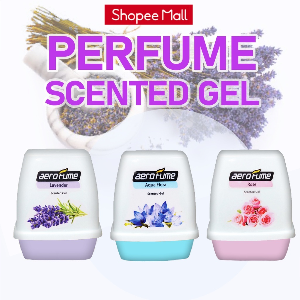 Aerofume Air Freshener Scented Gel Perfume (3pcs) Bundle Set Fragrance ...