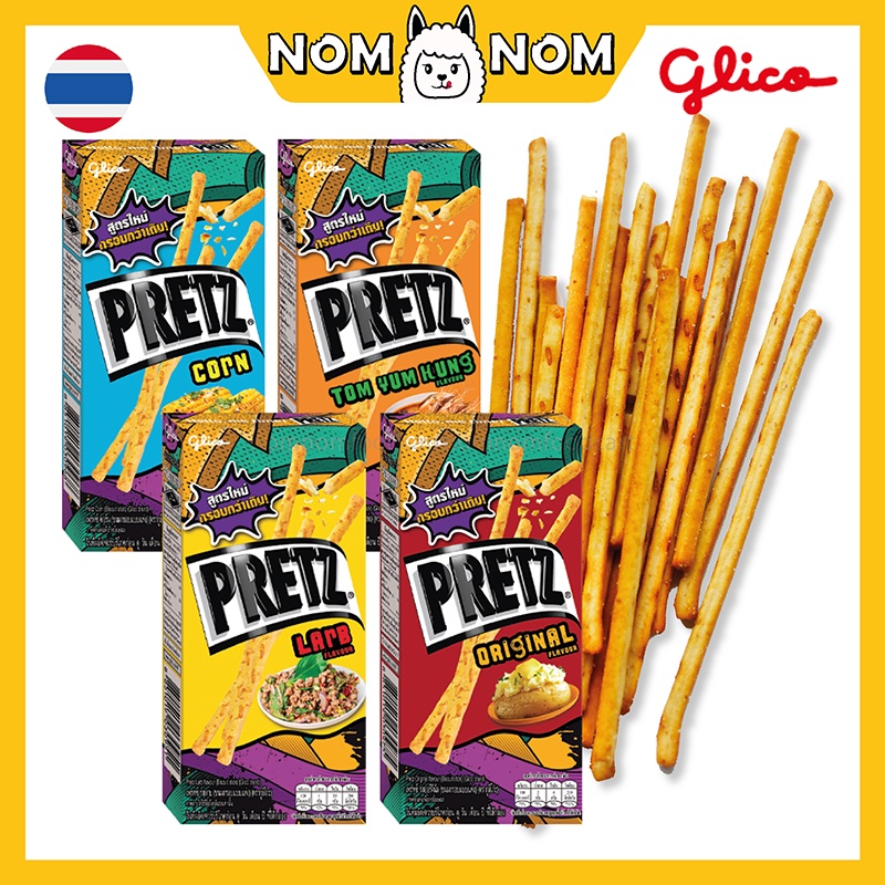 Thailand GLICO Pretz Crispy Biscuit Stick 23~25g/box Original ...