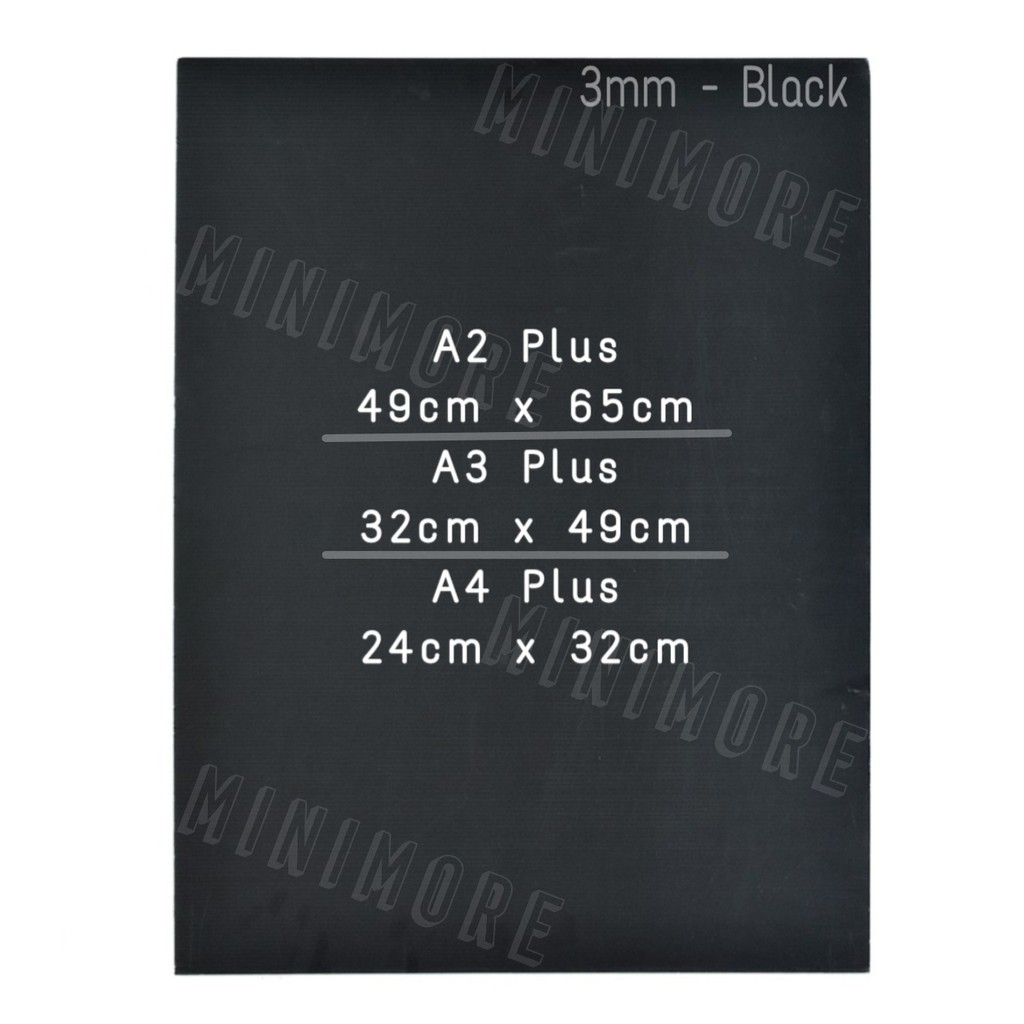 (MiniMore) Thick Polypropylene PP Corrugated Cardboard/Impra Board*DIY ...