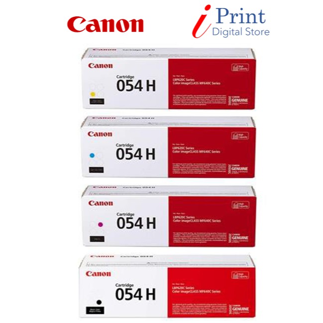 CANON CARTRIDGE 054H BK/C/M/Y TONER [100% ORIGINAL] | Shopee Malaysia