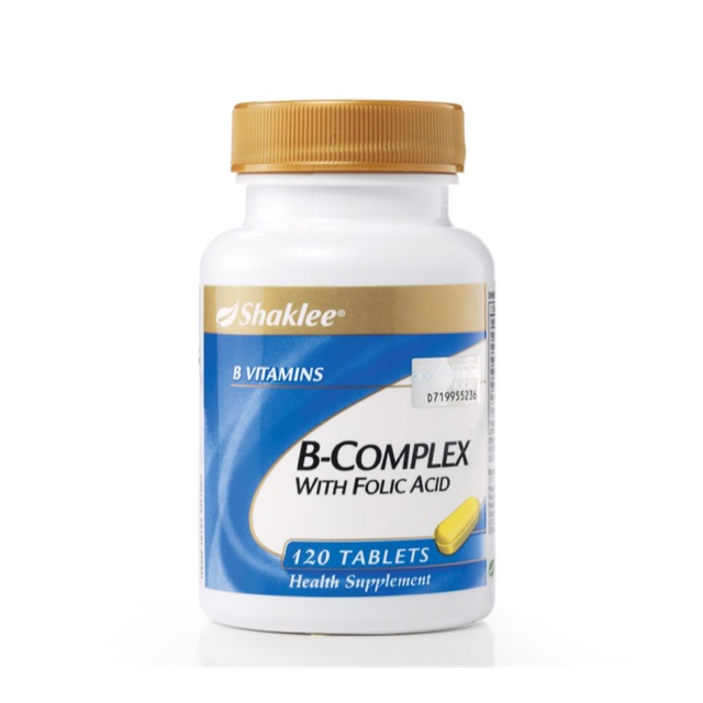 B-COMPLEX SHAKLEE WITH FOLIC ASID 120 TABLETS | Shopee Malaysia