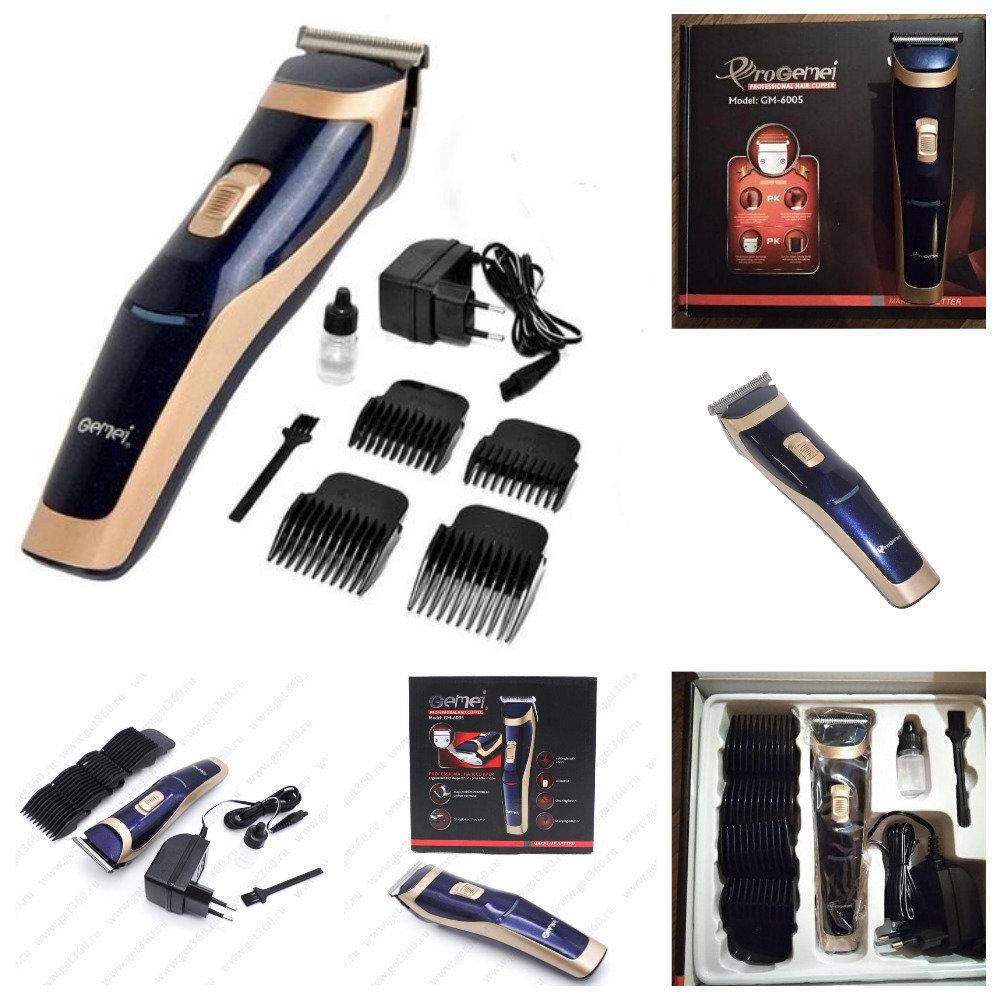 Geemy GM 6005 Professional Hair Clipper Rechargeable Hair Trimmer Men ...